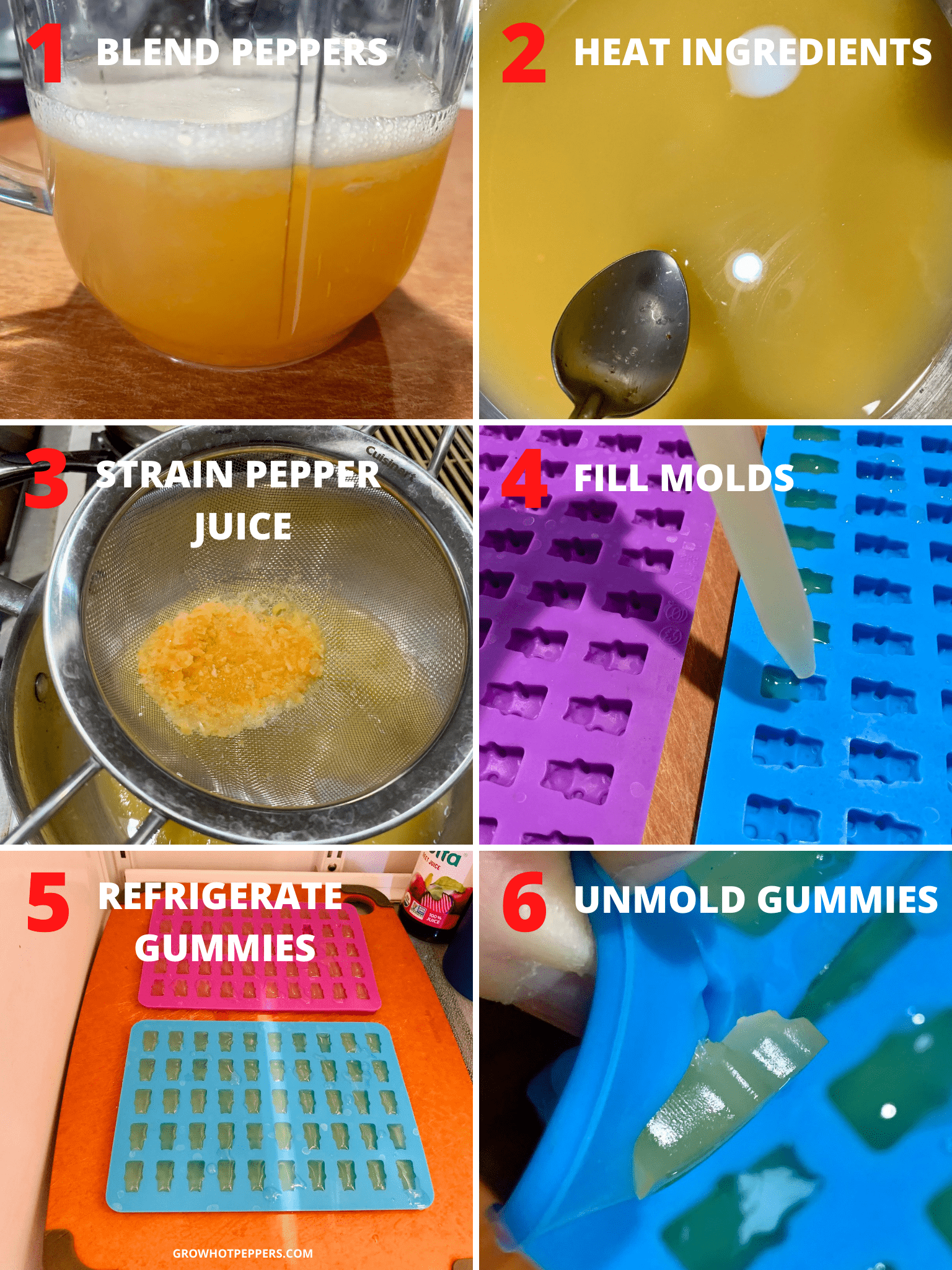Spicy Gummy Bear Recipe With Juice Grow Hot Peppers